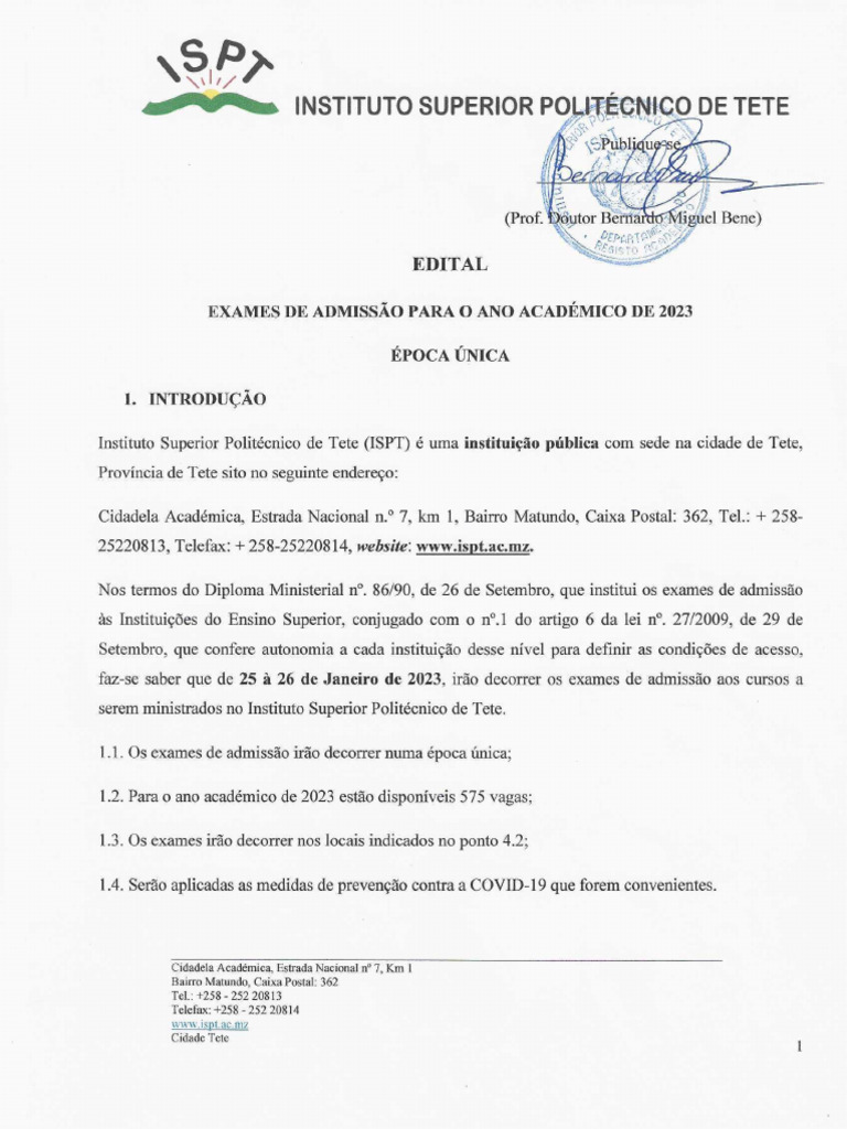 Edital Ispt | PDF