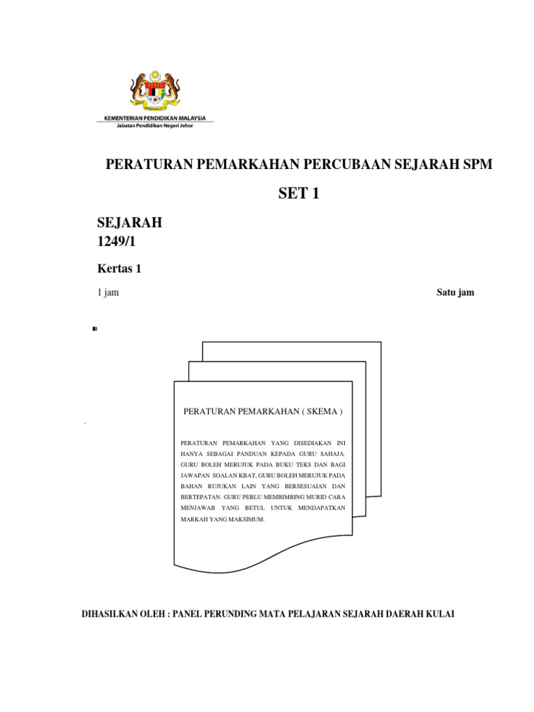 PP Kertas 1 Set 1 | PDF