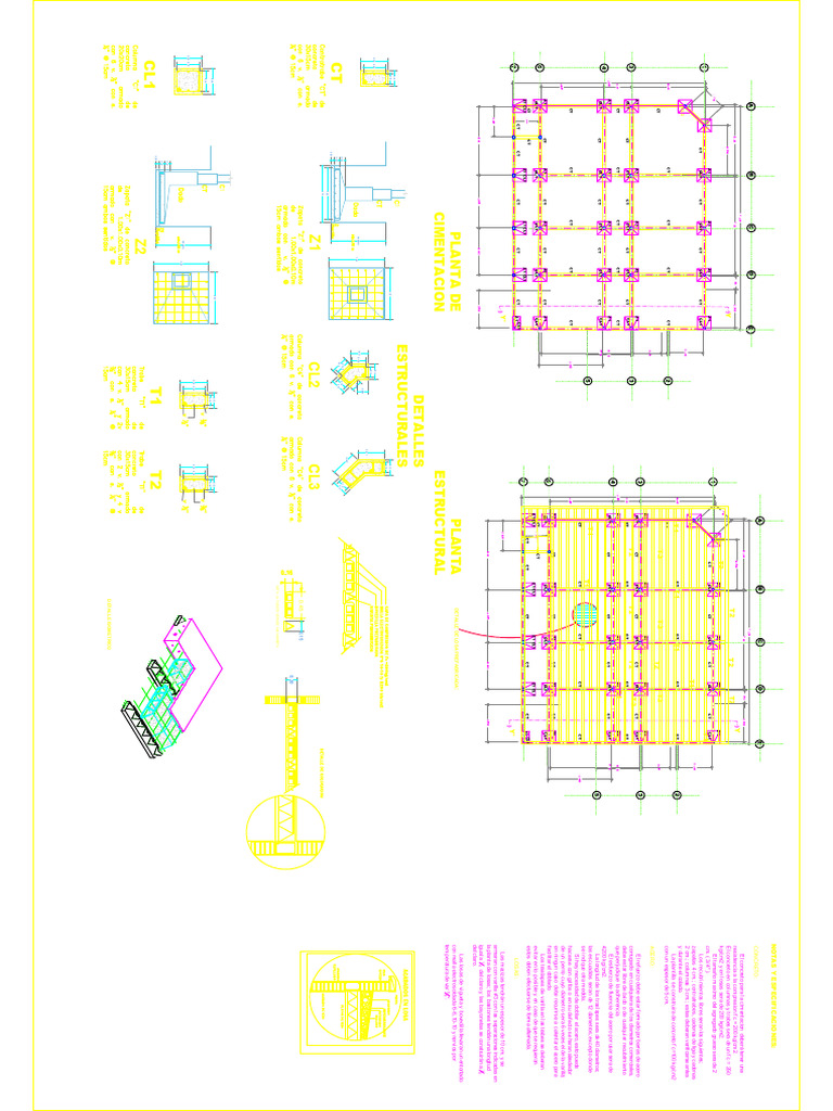 Planos OFICINA 1 | PDF | Ingeniería de Edificación | Ingeniería estructural