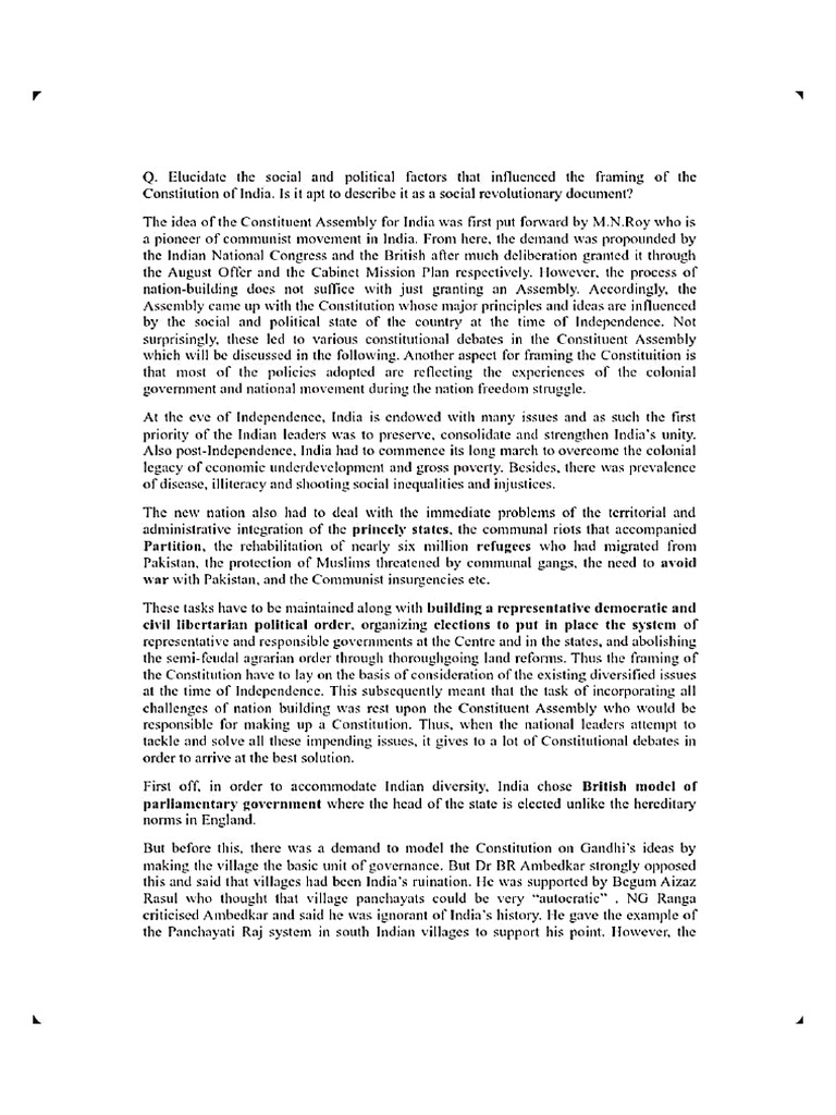 Making of Constitution | PDF