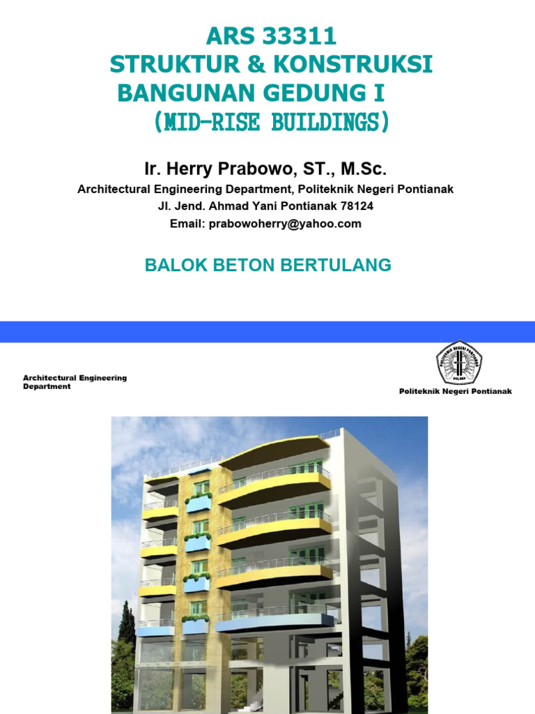 B Balok Beton Bertulang | PDF