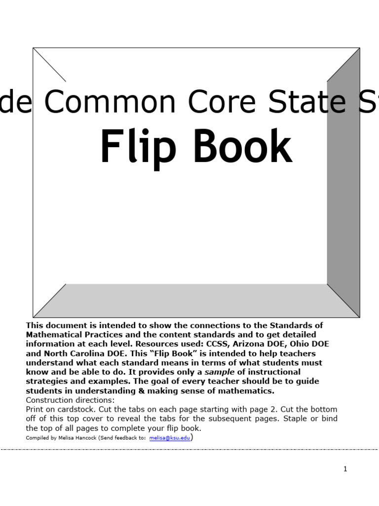 7th Grade Flip Book | PDF | Multiplication | Area