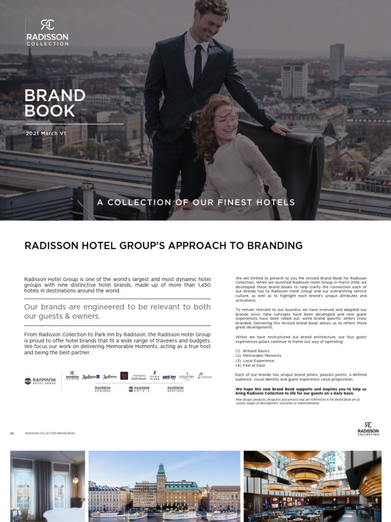 Brand Book - Radisson Collection - 2021 - V1 | PDF | Brand | Resort