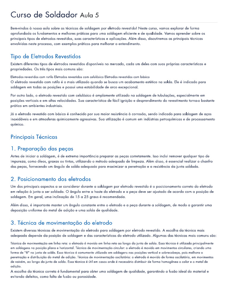 Aula05 Soldagem | PDF