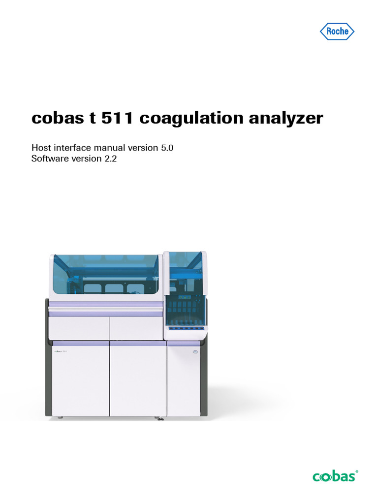 Host Interface Manual Cobas t511 | PDF | Computer Security | Security