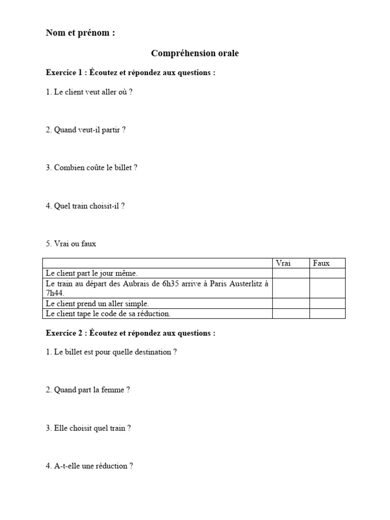 Nom Et Prãnom Co Unite 8 1 | PDF