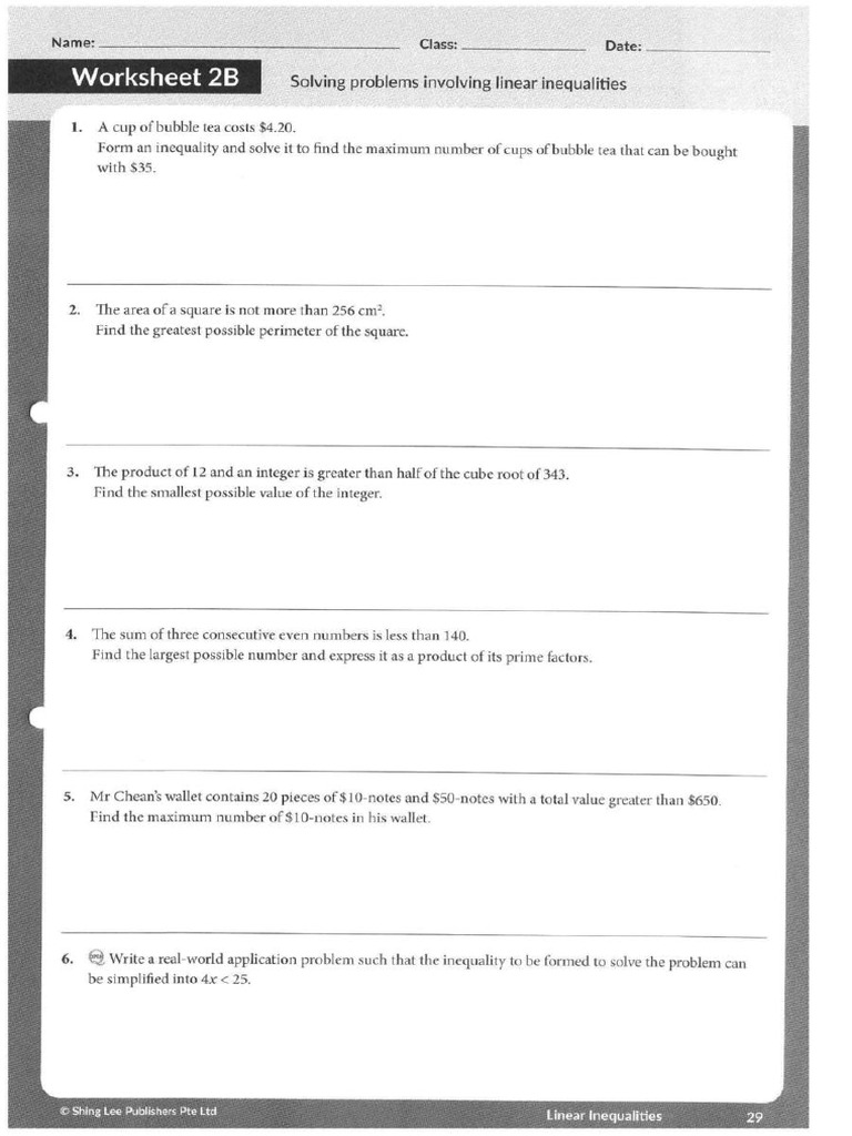 Think Mathematics Workbook 2a PR Pages 2 | PDF
