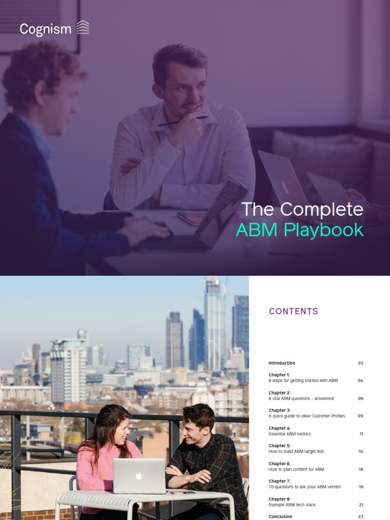The Complete ABM Playbook - Cognism | PDF | Marketing | Sales