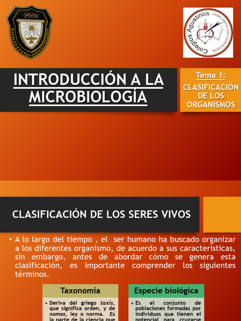 Tema 1 - Im - Clasificación de Los Organismos | PDF | Plantas | Virus