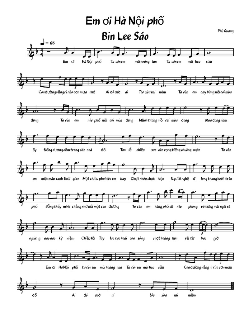 Em Oi Ha Noi Pho | PDF