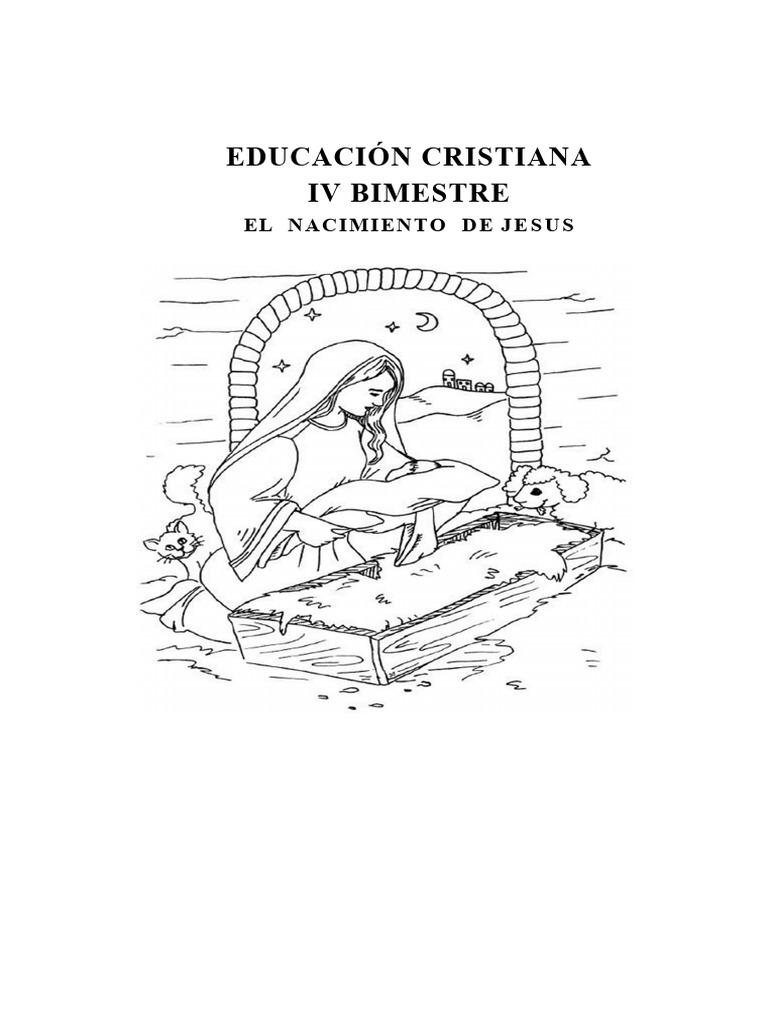 Actividades sobre el Nacimiento de Jesús | PDF | Natividad De Jesus ...