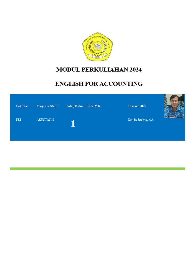 211 - 20240304090123 - Modul 1 English For Accounting | PDF | Linguistics