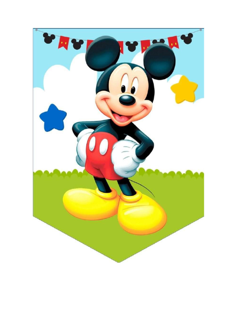 Letrero Bienvenidos Mickey y Minie | PDF