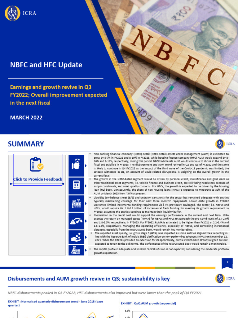 Thematic NBFC Mar2022 Final | PDF | Non Bank Financial Institution | Loans