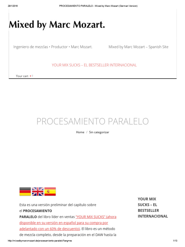 PROCESAMIENTO PARALELO - Mixed by Marc Mozart (German Version) | PDF | Software | Ingeniería de ...