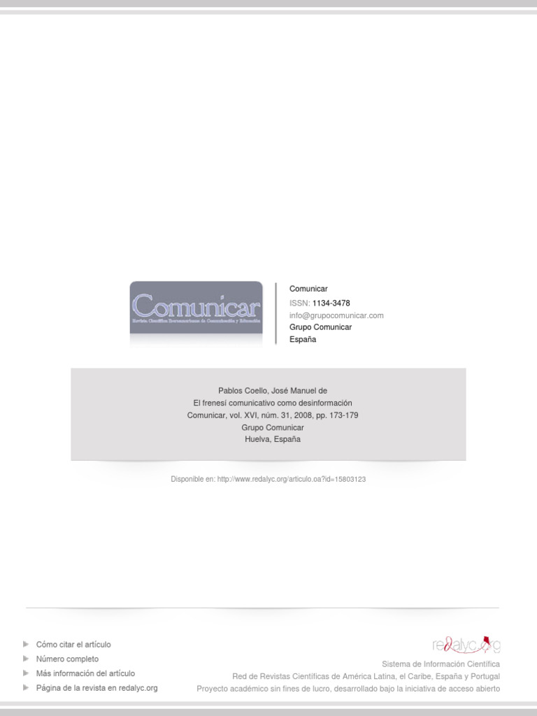 Frenesi de La Comunicacion | PDF | Venezuela | Periódicos