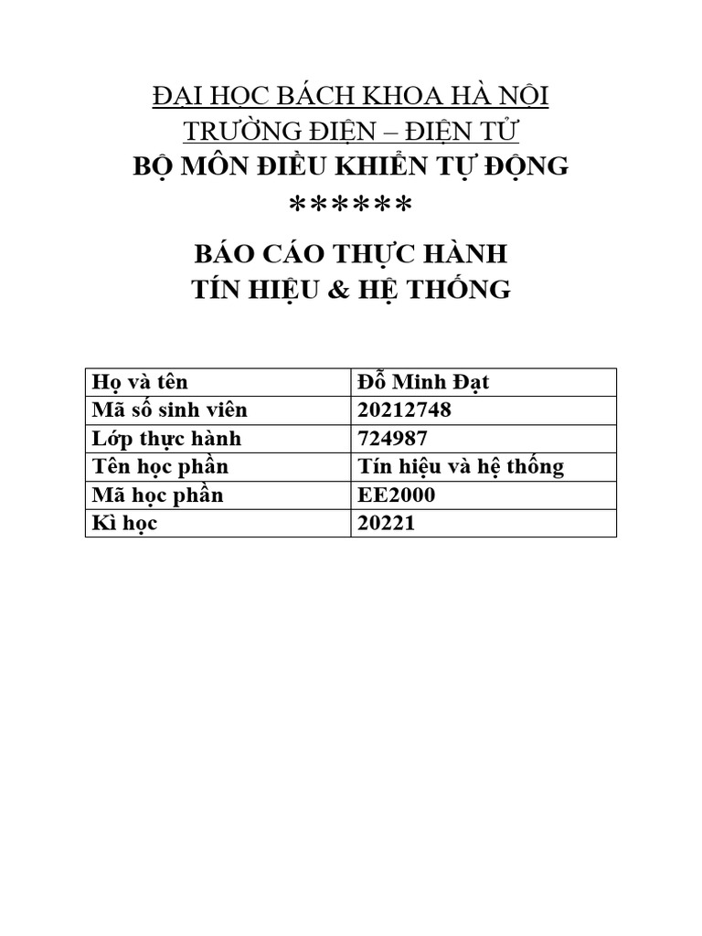Báo Cáo TH C Hành | PDF