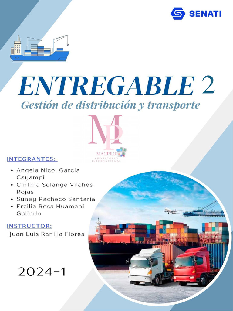 Entregable 1 - Gestion de Distribución y Transporte | PDF | Logística | Calidad (comercial)