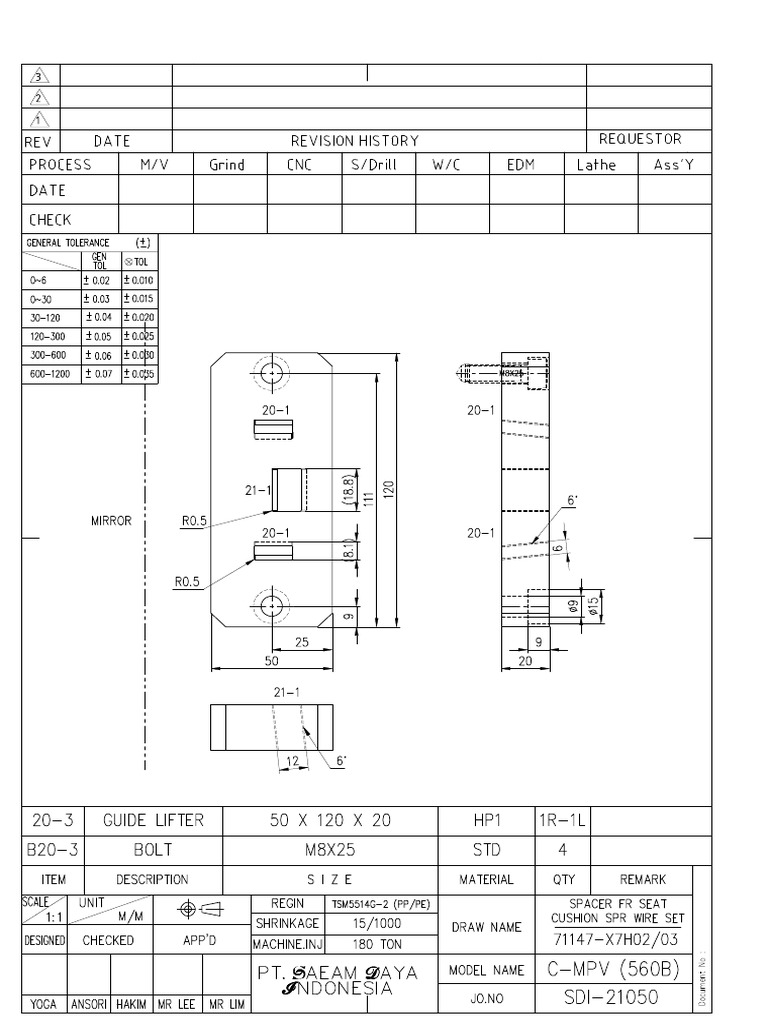 20-3 Guide Lifter | PDF
