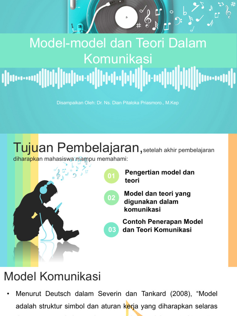 Model dan Teori Komunikasi Manusia | PDF | Sains & Matematika | Komputer
