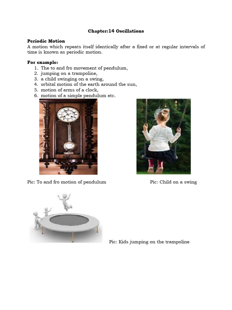 CH 14 Oscillations | PDF | Oscillation | Resonance