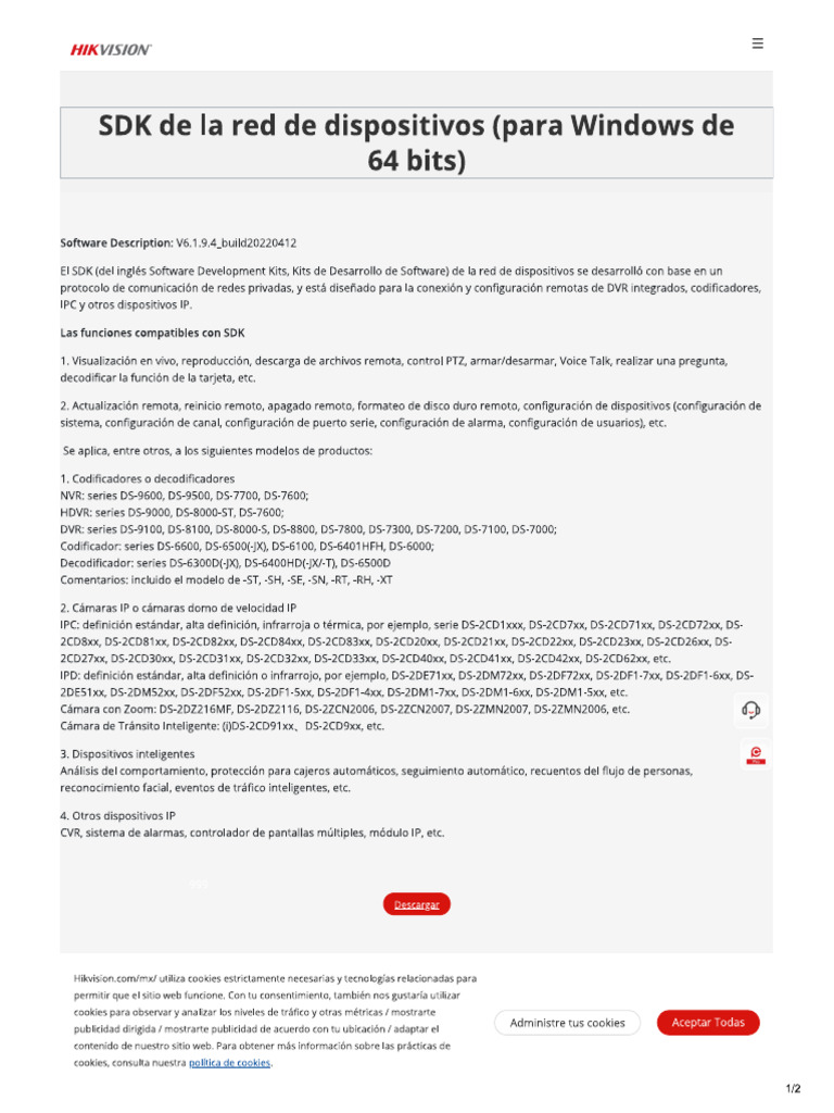 SDK HikVision | PDF