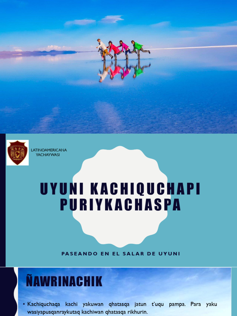 Uyuni Kachiquchapi Puriykachaspa | PDF | Idiomas | Estudios de idiomas extranjeros