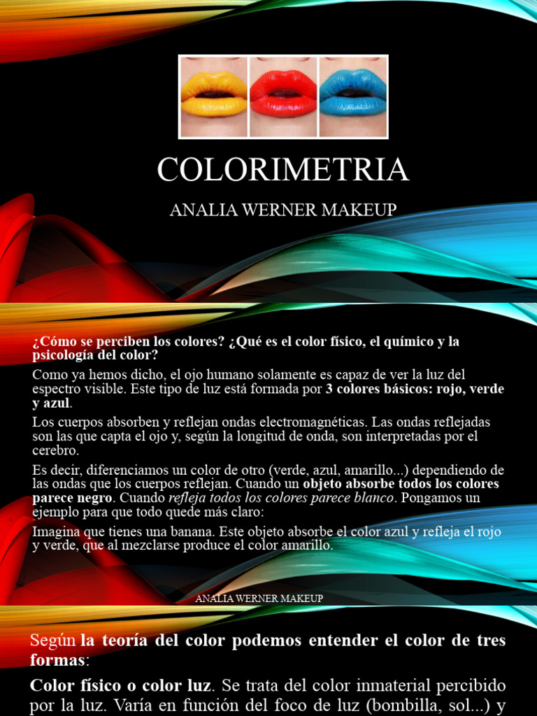 COLORIMETRIA | PDF | Color | Amarillo