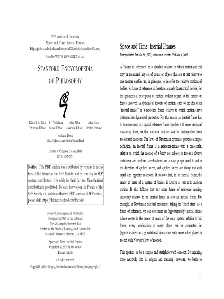 Spacetime-Iframes A4 | PDF | Force | Spacetime