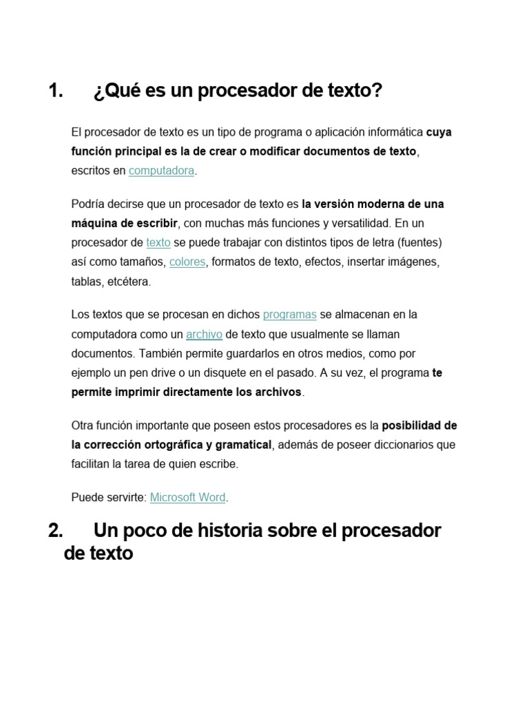 Informatica para AGR, Procesadores de texto | Descargar gratis PDF ...