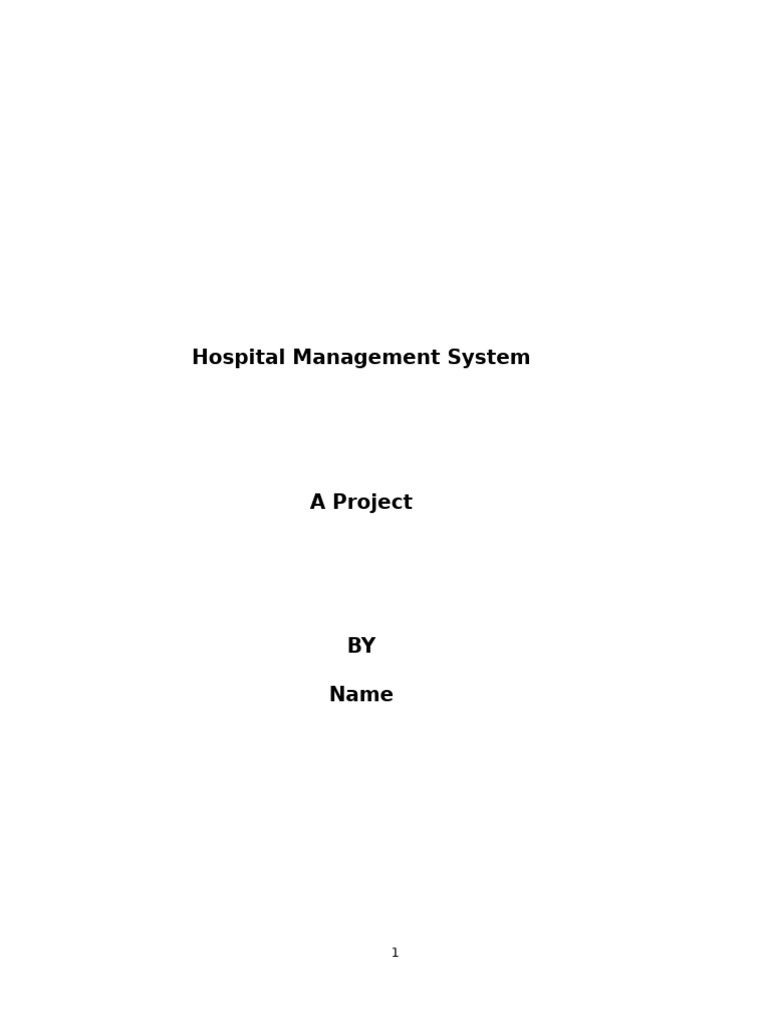 Hospital_Management_System.docx | Download Free PDF | Sql | C Sharp ...