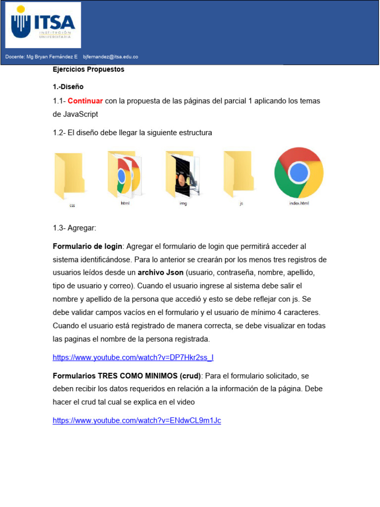 Ejercicios de JavaScript y Formularios | PDF | Bootstrap (marco frontal ...