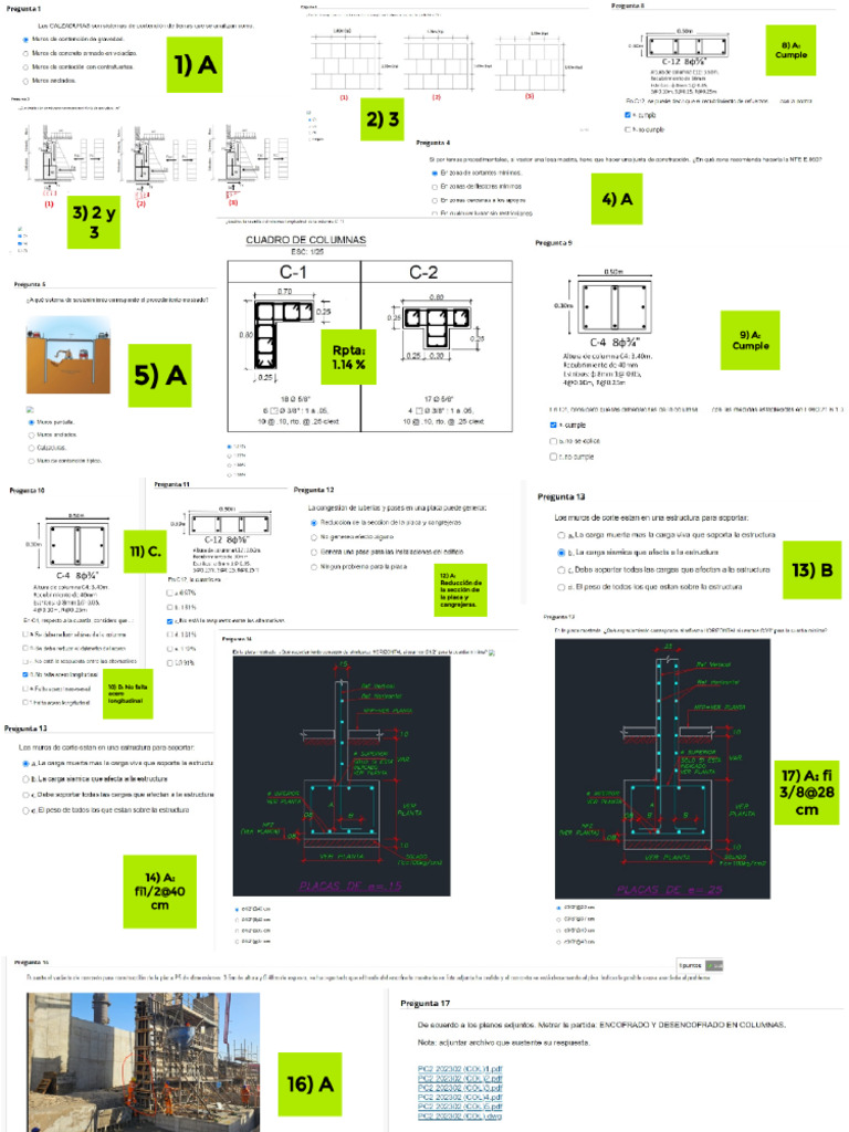Repaso para El Pc2 en Construcción 1 | PDF