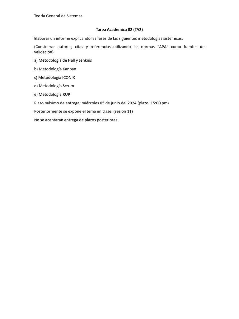 Tarea Académica 02_TGS - Grupo_Tarde | PDF