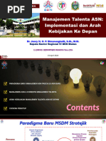 Post Test Manajemen Talenta ASN | PDF