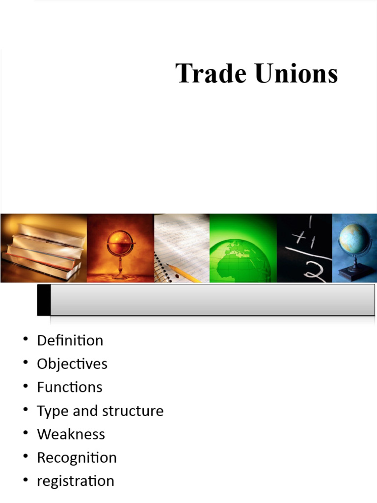 HRM Unit-3 Trade Unions | PDF | Employment | Trade Union