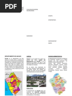 Tríptico Región Costa Ucayali | PDF | Viajes y turismo