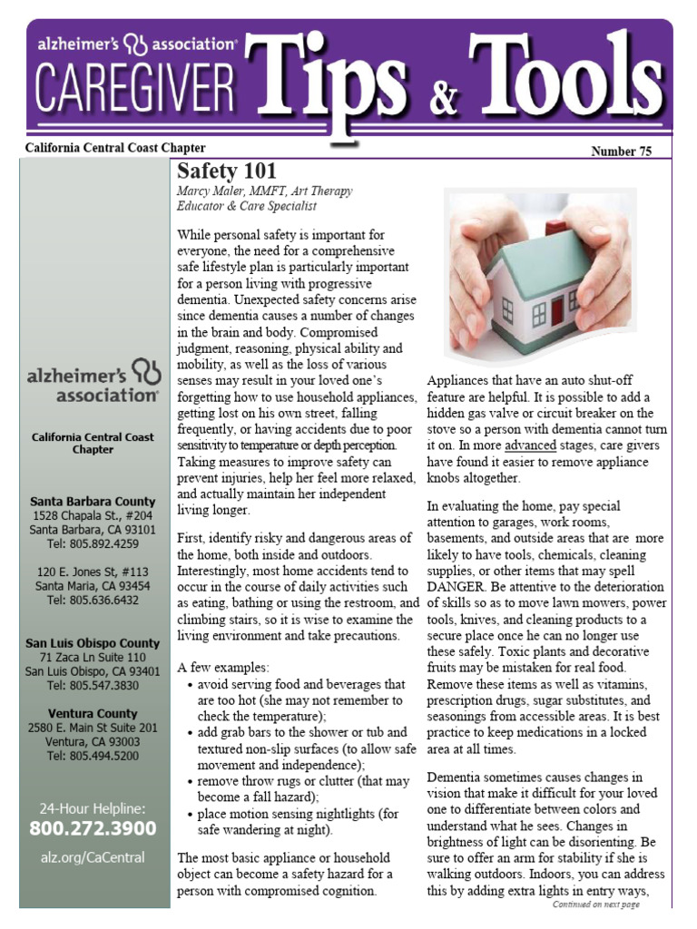 Safety 75 Safety 101 | PDF | Dementia | Caregiver