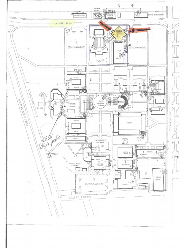 Uabc Mapa Campus Mexicali 2024 | PDF
