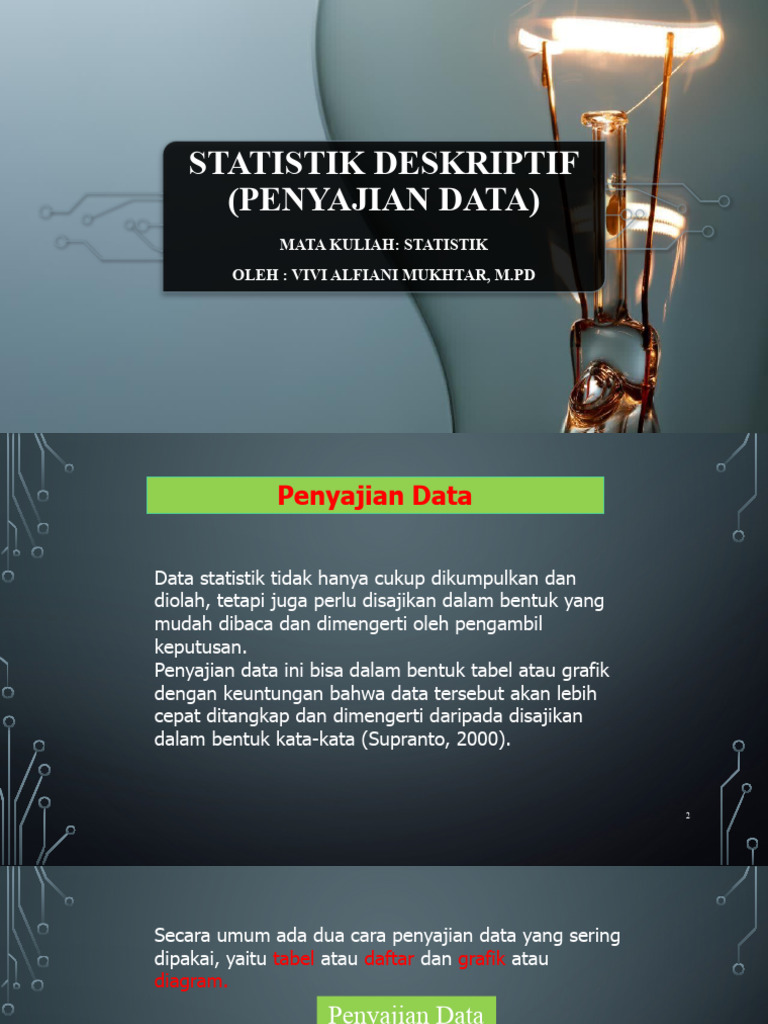 Penyajian Data | PDF