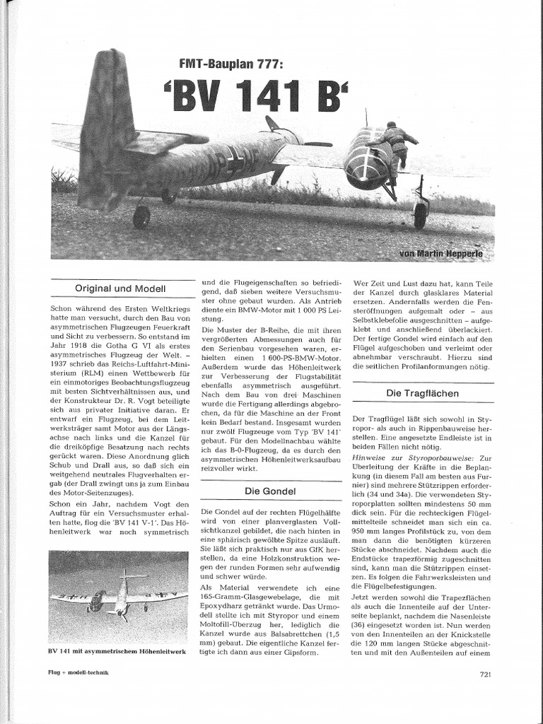 BV 141B Oz14439 Article | PDF