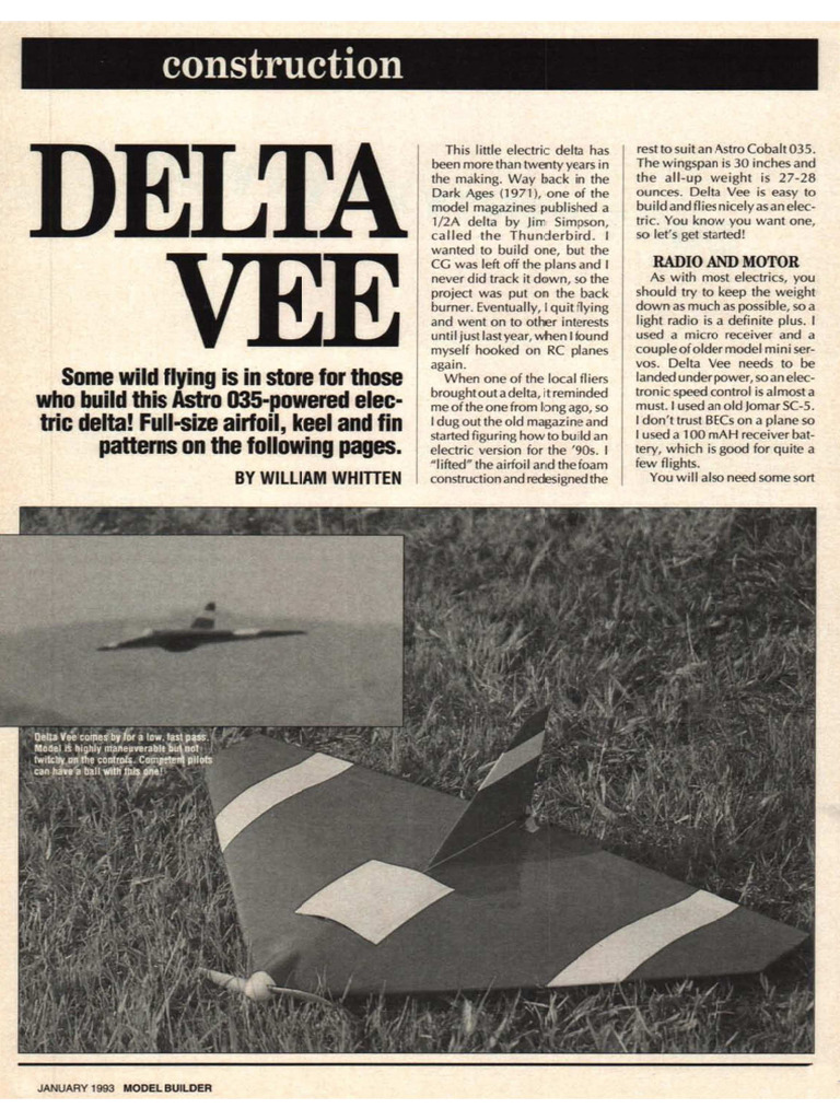 Delta Vee Oz14054 Article | PDF
