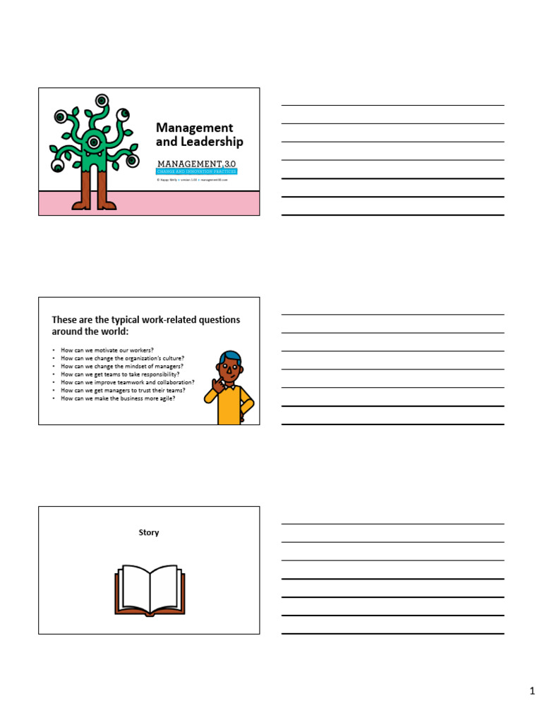 01 Management and Leadership v1.01 - Print Handouts | PDF | Empowerment ...