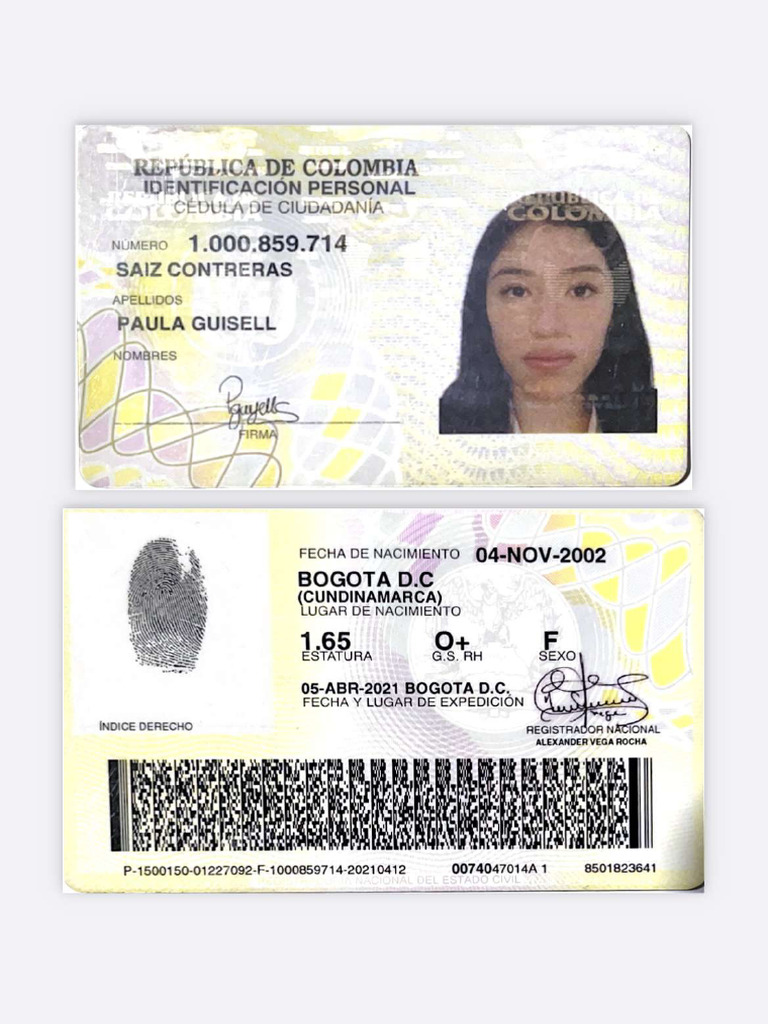 Cedula Paula Saiz | PDF