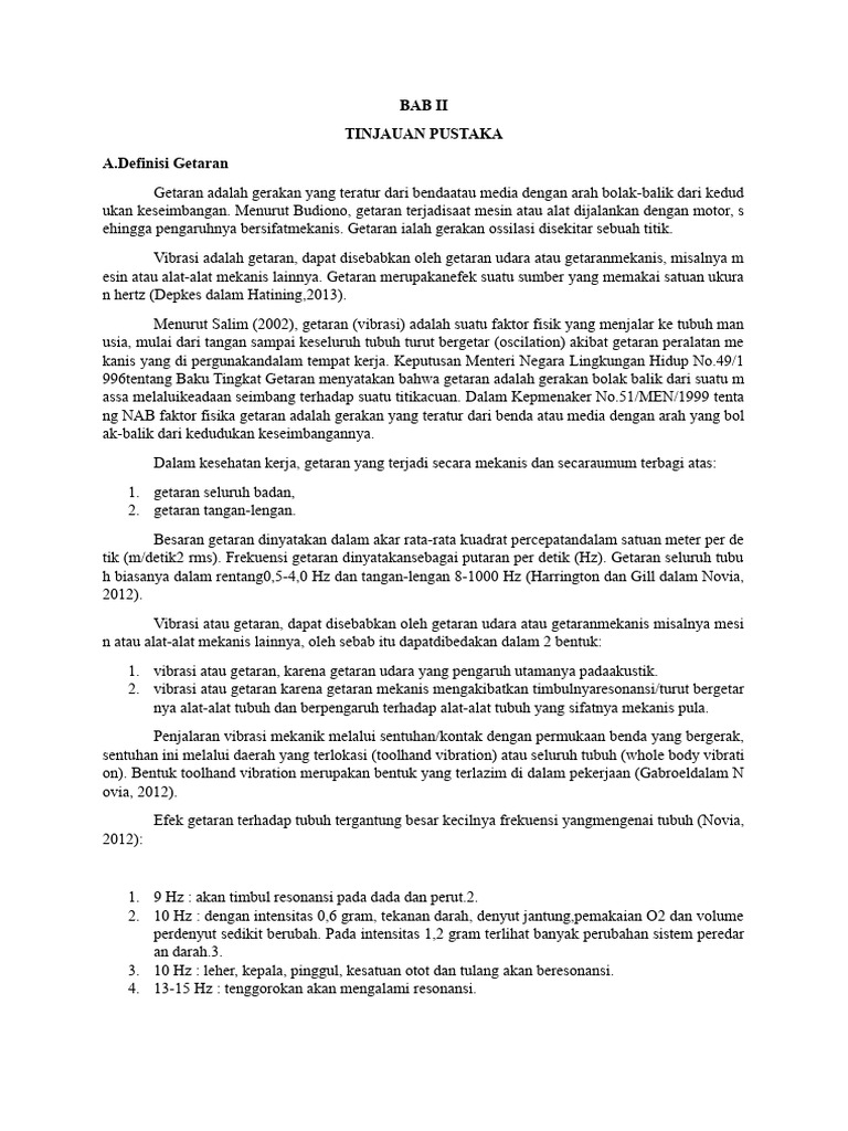 BAB II Dan III Getaran | PDF