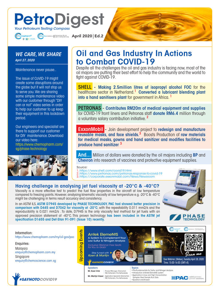 PetroDigest ED2 27042020FAn LRES | PDF | Viscosity | Oil