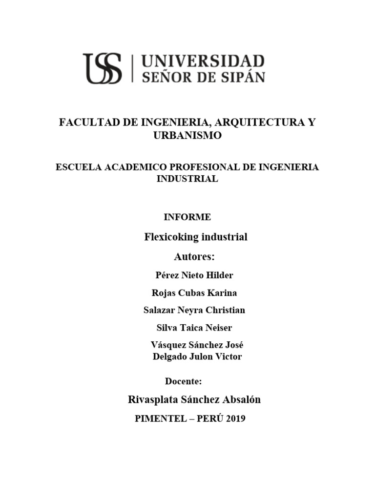 FLEXICOKING Trabajo | PDF | Agrietamiento (Química) | Refinería de petróleo