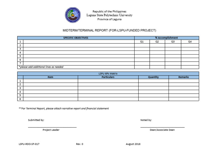 LSPU Midterm/Terminal Project Report | PDF | Technology & Engineering