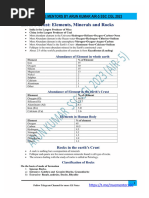 List of Important Metals and Their Ores With Chemical Formulas PDF ...