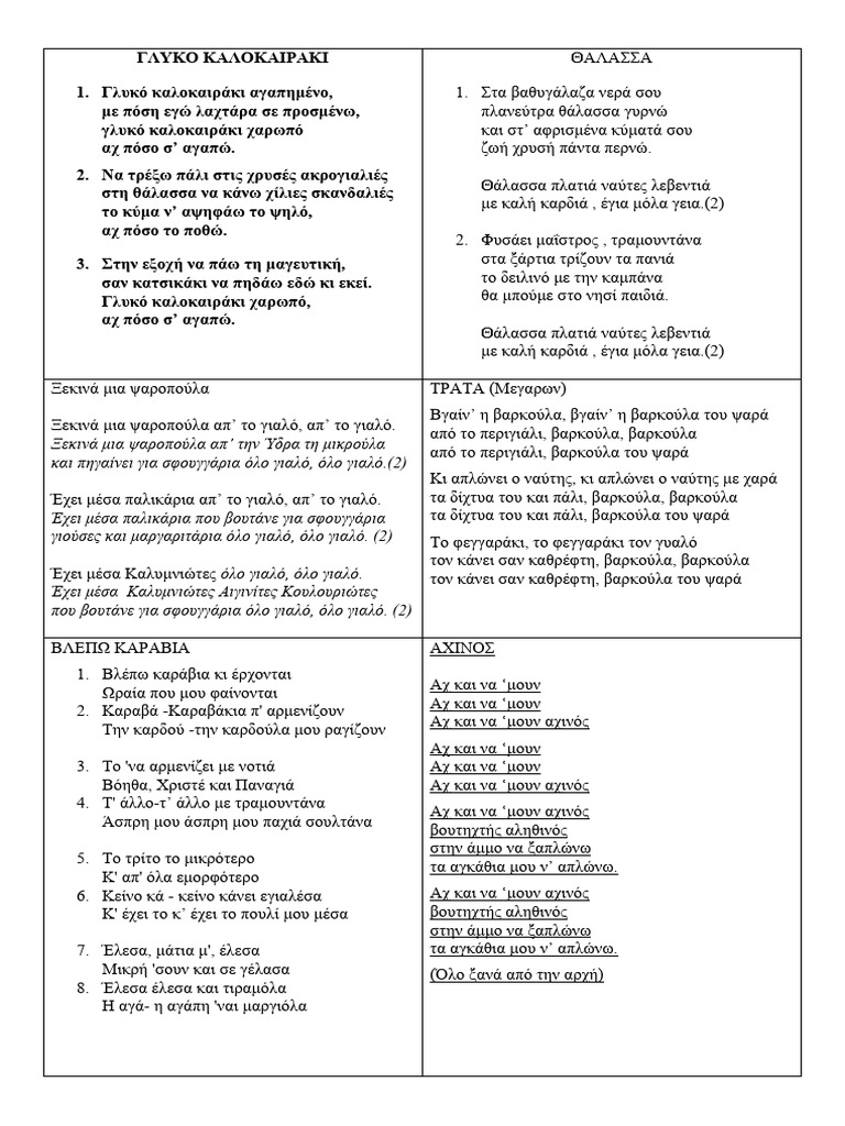 καλοκαιρι 2024 θαλασσα 8 - 4 oloimero version | PDF